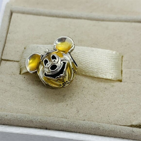 Pandora | Jewelry | Pandora Disney Mickey Mouse Pumpkin Charm | Poshmark